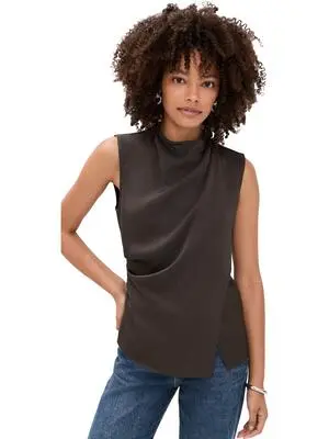 A.L.C. Amira Sleeveless Top - Ganache
