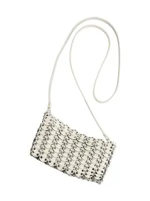 Rabanne Sac A Main Crossbody Bag - Ivory/silver