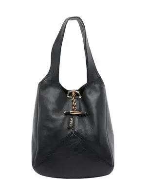 Chloé Small Leather Hobo Bag - Black