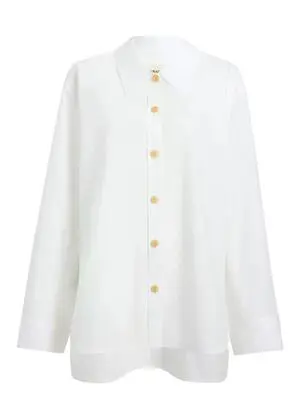 Khaite Herschel Buttoned Shirt - White