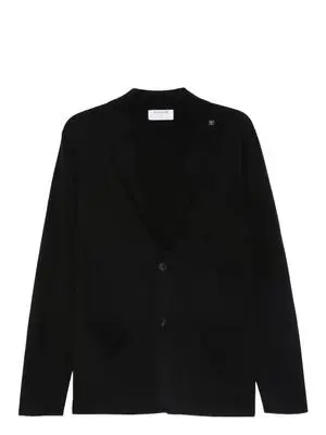 GRAN SASSO Single-Breasted Wool Blazer