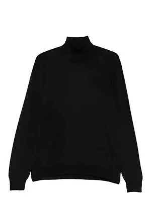 GIUUNO Roll-neck Sweater - Black