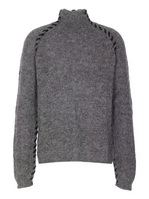 THOM KROM High-neck Sweater - Grey