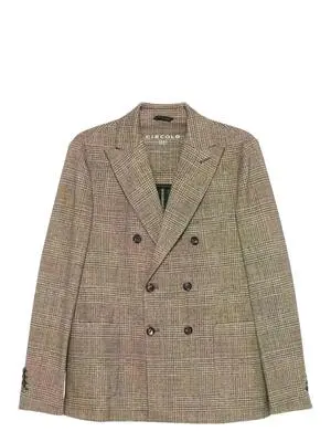 CIRCOLO 1901 Double-breasted Blazer - Brown