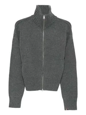 EXTREME CASHMERE X Cashmere Zip-up Cardigan - Grey