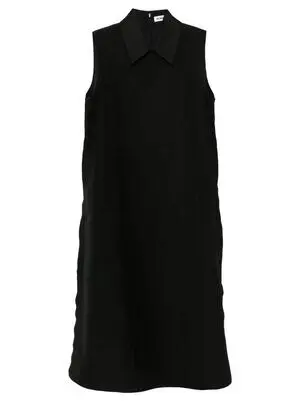 JIL SANDER Collared Dress - Black