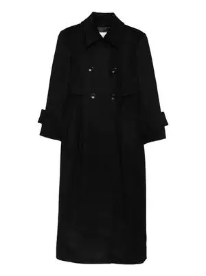 Max Mara Double-breasted Coat - Black