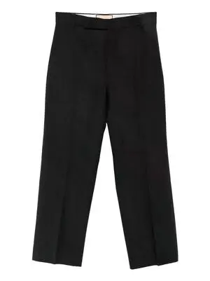 Plan C Straight-leg Trousers - Black