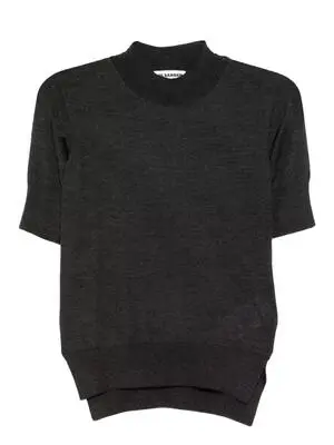 JIL SANDER Crew-neck Top - Grey