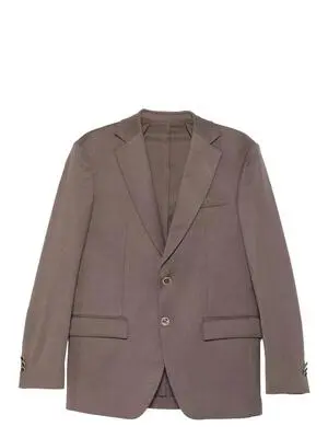MARSEM Notched-lapel Single-breasted Blazer - Brown