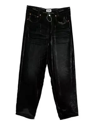 MAGLIANO Velvet-effect Trousers - Black