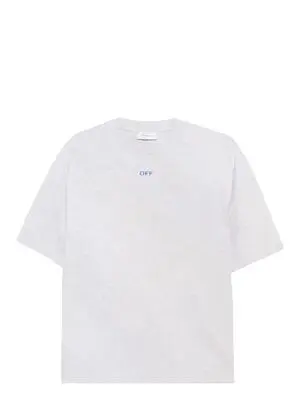 Off-White Short-sleeved Crew-neck T-shirt - Grey
