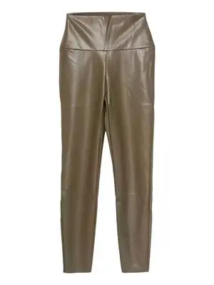 Norma Kamali High-waisted Leggings - Brown