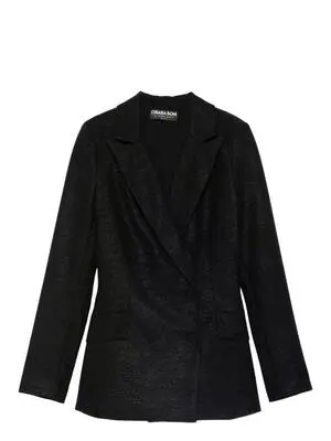 Chiara Boni La Petite Robe Double-breasted Blazer - Black