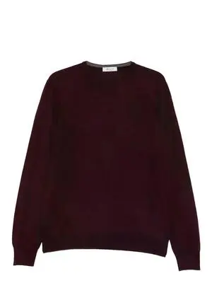 GIUUNO Crew-neck Sweater - Red