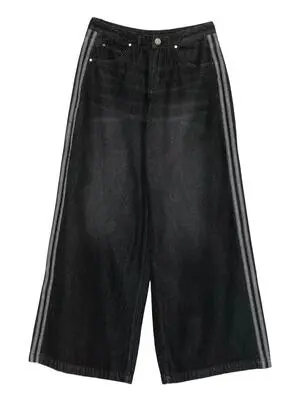 Adidas Side-stripe Jeans - Black