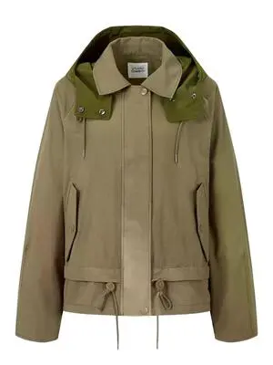 STUDIO TOMBOY Layered Hooded Jacket - Green