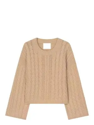 AERON Cable-knit Sweater - Neutrals