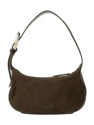 Staud Owen Suede Shoulder Bag - Brown