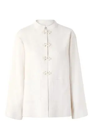 RÓHE Marie Woven Jacket - White