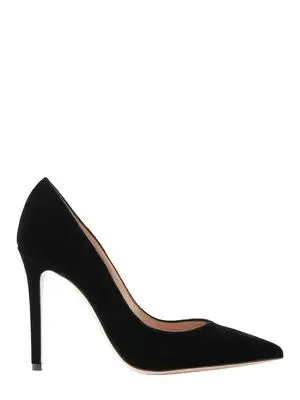 GIANVITO ROSSI 105 Velvet Pumps - Black
