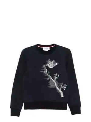 Thom Browne Embroidered Sweatshirt - Blue