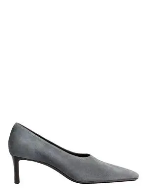 Khaite 50mm Cecilia Heeled Pumps - Grey