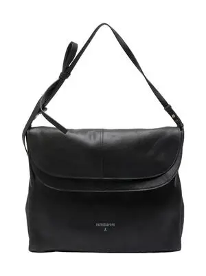 Patrizia Pepe Flap-closure Leather Shoulder Bag - Black