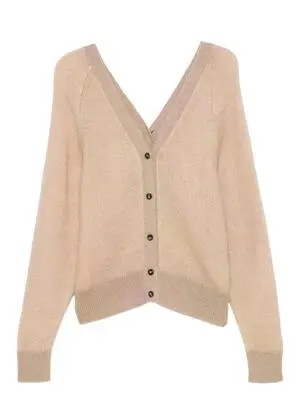 RAME Mohair Wool-blend Cardigan - Neutrals