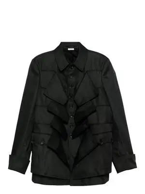Comme Des Garçons Flap-pocket Jacket - Black