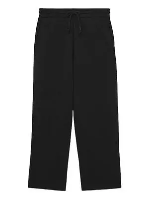 REISS Monterey Relaxed-fit Cotton-jersey Jogging Bottoms - Black