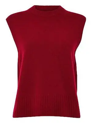 Whistles Regular-fit Wool Vest - Red