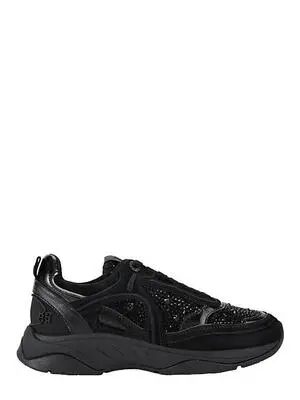 Kurt Geiger Luxe Gem Woven Trainers - Black/comb