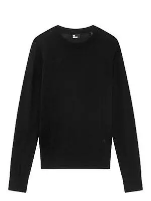 The Kooples Slim Fit Wool Jumper - Black
