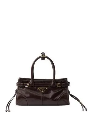 Prada Leather Handbag - Brown