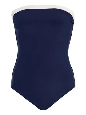 Bondi Born Romy Strapless One-piece Swimsuit - Navy
