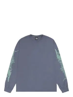 StÜssy Barracuda Long-sleeve Tee - Blue