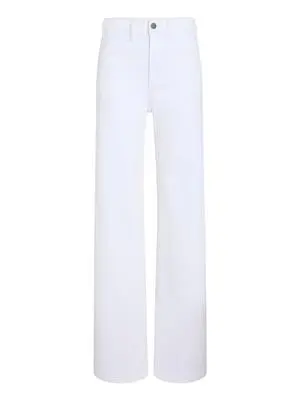 KHAITE Delmonico Stretch High-Rise Wide-Leg Jeans