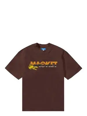 MARKET Turn To Start T-shirt - Brown