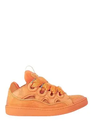 LANVIN Curb Sneaker Orange