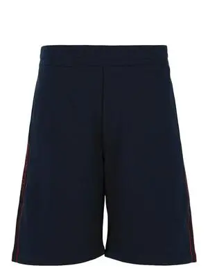 Alexander McQueen Logo Tape Shorts - Navy Blue