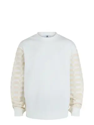 Missoni Zig Zag Crewneck Sweatshirt - White Beige