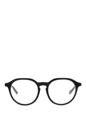 Chloé Round Frame Bio Acetate Optical Frames Black Black Transparent (ch0012oa/30009959/003)