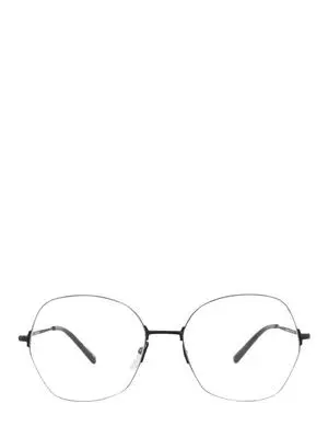 Balenciaga Round-frame Metal Optical Frames - Black Black Transparent (bb0014o/30006641/001)