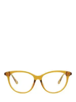 Chloé Cat Eye Optical Frames Yellow Yellow Transparent (ch0005oa/30009957/004)