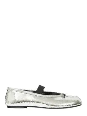 MAISON MARGIELA Tabi Ballerina Flats - Silver/black