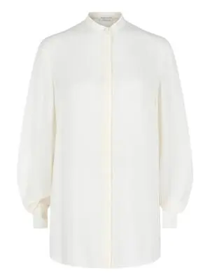 Alexander McQueen Georgette Blouse - Soft White