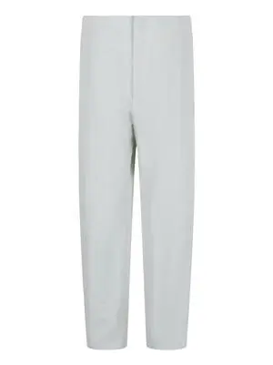 FERRAGAMO Twill Chino Trousers - Blue