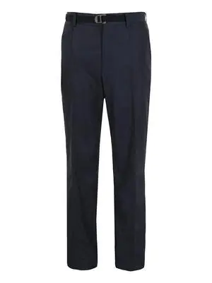 FERRAGAMO Athletic Silk Track Pants - Blue