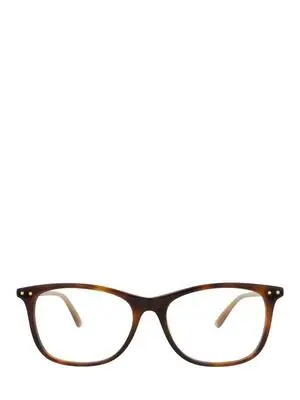 Bottega Veneta Square-frame Acetate Optical Frames - Havana Yellow Transparent (bv0230o/30006416/002)